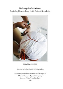 Making the Maldives: exploring how the body holds cultural knowledge - Research Repository